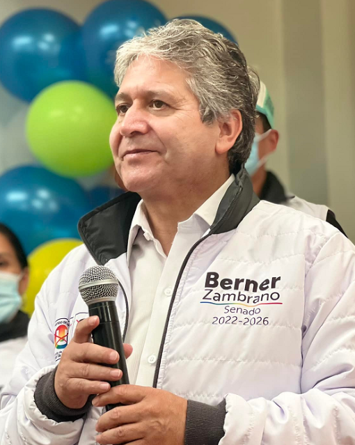 Bérner León Zambrano Eraso | Perfil congresista | Congreso Visible